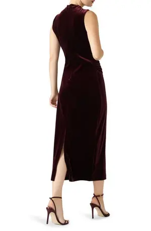 Steve Madden Sleeveless Velvet Midi Dress