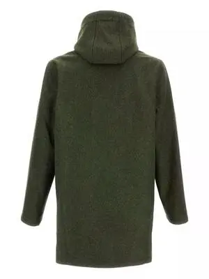 ALPE PIANO Hooded Wool Coat