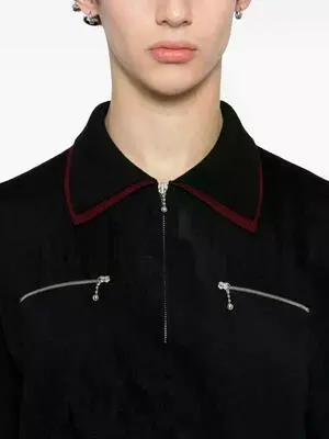 JIL SANDER Zip Collar Polo Shirt