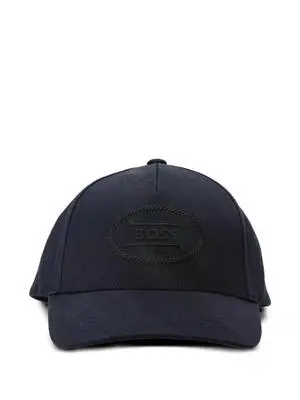 BOSS Logo-plaque Baseball Cap - Blue