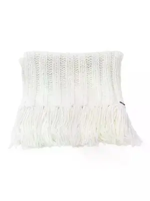 Fedeli Fringed Ribbed-knit Scarf