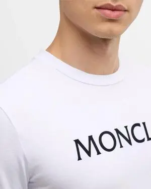Moncler Apos;s Logo T-shirt - White
