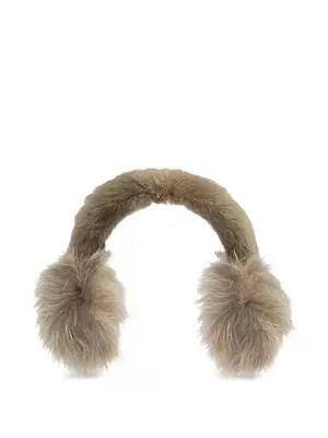 Burberry Fur Earmuffs - Brown