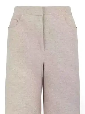 Giorgio Armani Mélange-effect Trousers