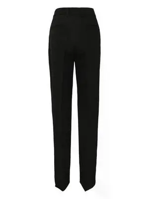 JIL SANDER Textured Trousers - Black