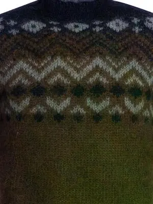 RAKKI Patterned Crew-neck Sweater