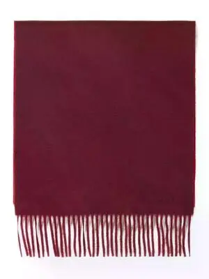 LANVIN Fringed Scarf - Red
