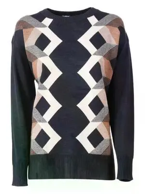 Lorena Antoniazzi Geometric-pattern Sweater