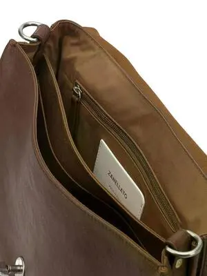 ZANELLATO Studded-detail Turn-lock Tote - Brown