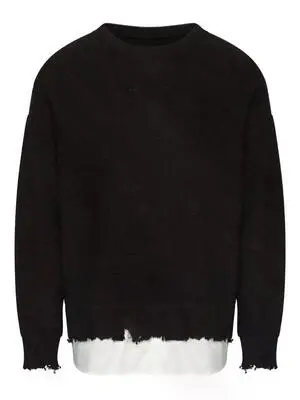 MAISON MARGIELA Crew-neck Sweater - Black