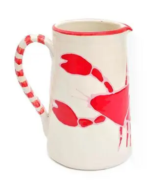 AMUSE LA BOUCHE Lobster Ceramic Jug - Neutrals