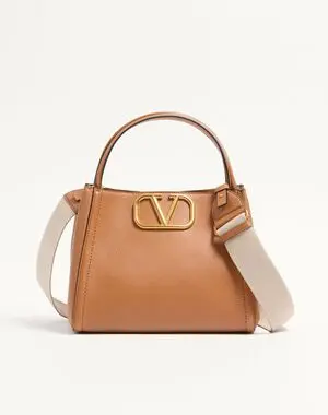 Valentino Garavani Alltime Medium Handbag - Almond