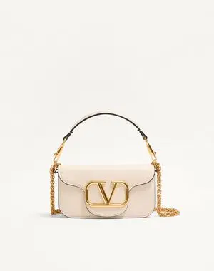 Valentino Garavani Locò Small Shoulder Bag - Light Ivory