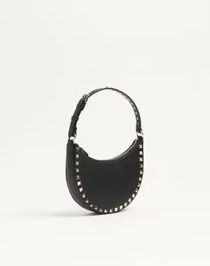 Valentino Garavani Rockstud Mini Hobo Bag - Black