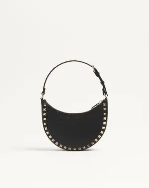 Valentino Garavani Rockstud Mini Hobo Bag - Black
