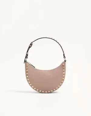 Valentino Garavani Rockstud Mini Hobo Bag - Poudre