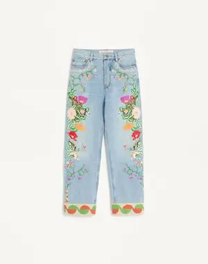 Women's Embroidered Denim