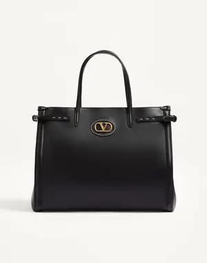 Valentino Garavani Antibes Medium Shopping Bag - Black