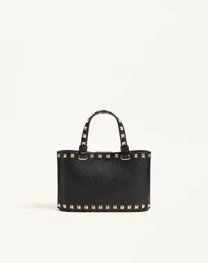 Valentino Garavani Rockstud Mini Shopping Bag - Black