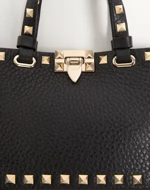 Valentino Garavani Rockstud Mini Shopping Bag - Black