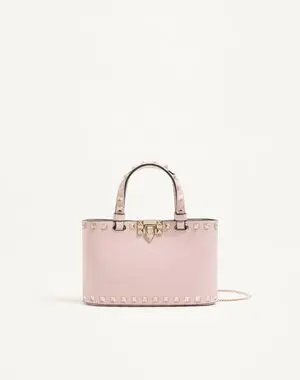 Valentino Garavani Rockstud Mini Shopping Bag Pink