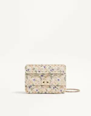 Valentino Garavani Rockstud Spike Small Jacquard Bag - Multicolour