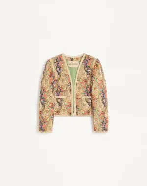 Valentino Garavani Voyage Imaginaire Paisley Piquet Jacket