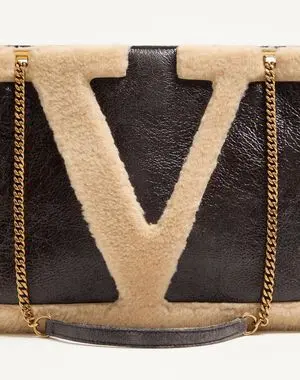 Valentino Garavani Viva Superstar Medium Shopping Bag - Brown/beige