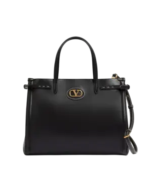 Valentino Garavani Antibes Medium Shopping Bag - Black