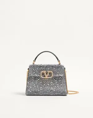 Valentino Garavani Vsling Mini Handbag With Rhinestones - Crystal