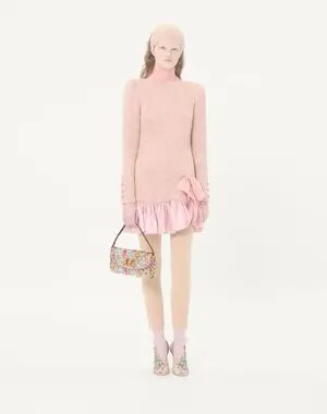 Valentino Garavani Small Shoulder Bag With Rhombelle Embroidery - Multicolour