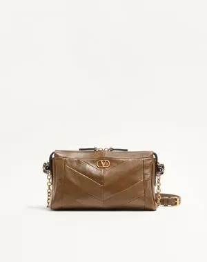 Valentino Garavani Panthea Small Shoulder Bag - Tundra