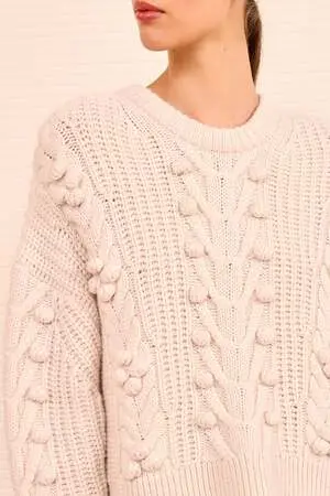 Ulla Johnson Indra Cable Knit Pullover