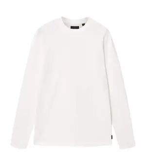 ALLSAINTS Organic Cotton Long-sleeve Nero T-shirt - White