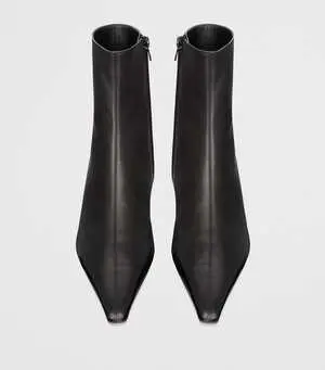 Saint Laurent Leather Jill Ankle Boots 30