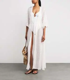 Melissa Odabash Knitted Tali Maxi Kaftan