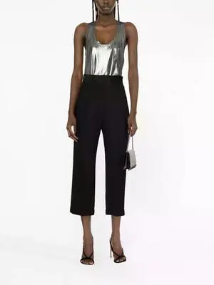 TOM FORD Laminated Tank Top - Silver