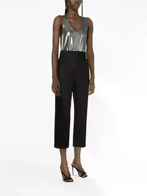 TOM FORD Laminated Tank Top - Silver