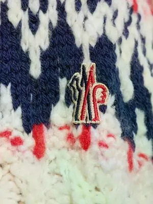 Moncler Patterned Jacquard Jumper - Neutrals