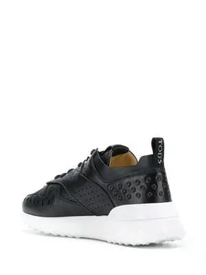 TOD'S Panelled Lace-up Sneakers - Black