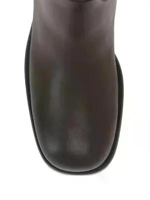 SERGIO ROSSI Avenue Side-zip High Boots - Brown