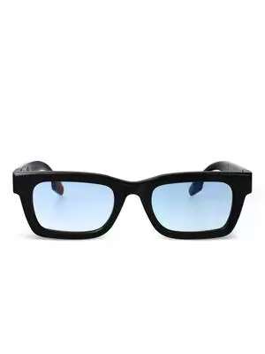 VISION OF SUPER The Rider Rectangle Sunglasses - Black
