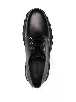 Off-White Exploration Leather Derby Shoes