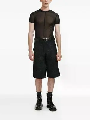 LGN LOUIS GABRIEL NOUCHI Jacquard Straight Leg Shorts