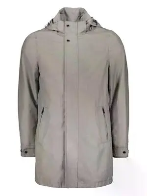 MOORER Jacket With Hooded Neck