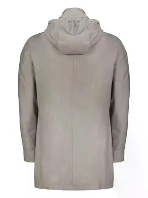 MOORER Jacket With Hooded Neck