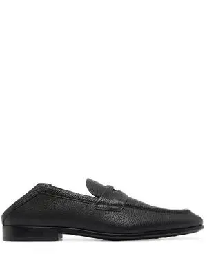 TOD'S Logo-plaque Leather Loafers
