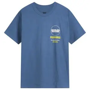 PLEASURES X Boiler Room Turntable T-shirt - Blue
