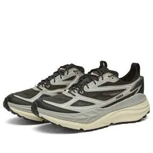Hoka One One Stinson 7 Trail Running Sneakers - Stellar Grey/eggshell