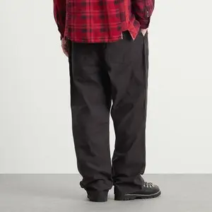 Needles Reversed Sateen String Fatigue Trousers - Black